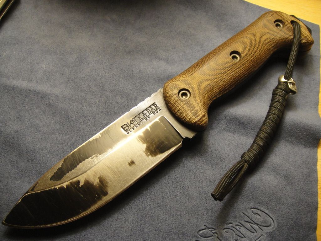 Becker BK2 w/ Micarta scales, custom jimping, and Tek Lok | BladeForums.com