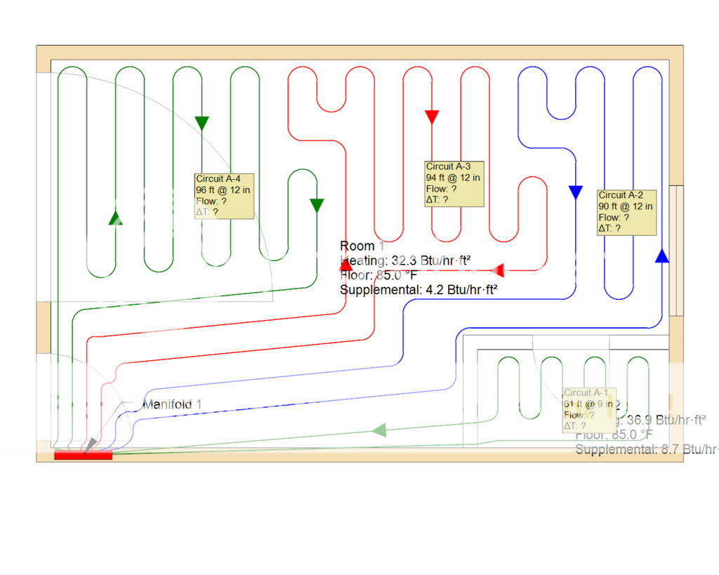 Hydronic floor loop layout | DIY Home Improvement Forum