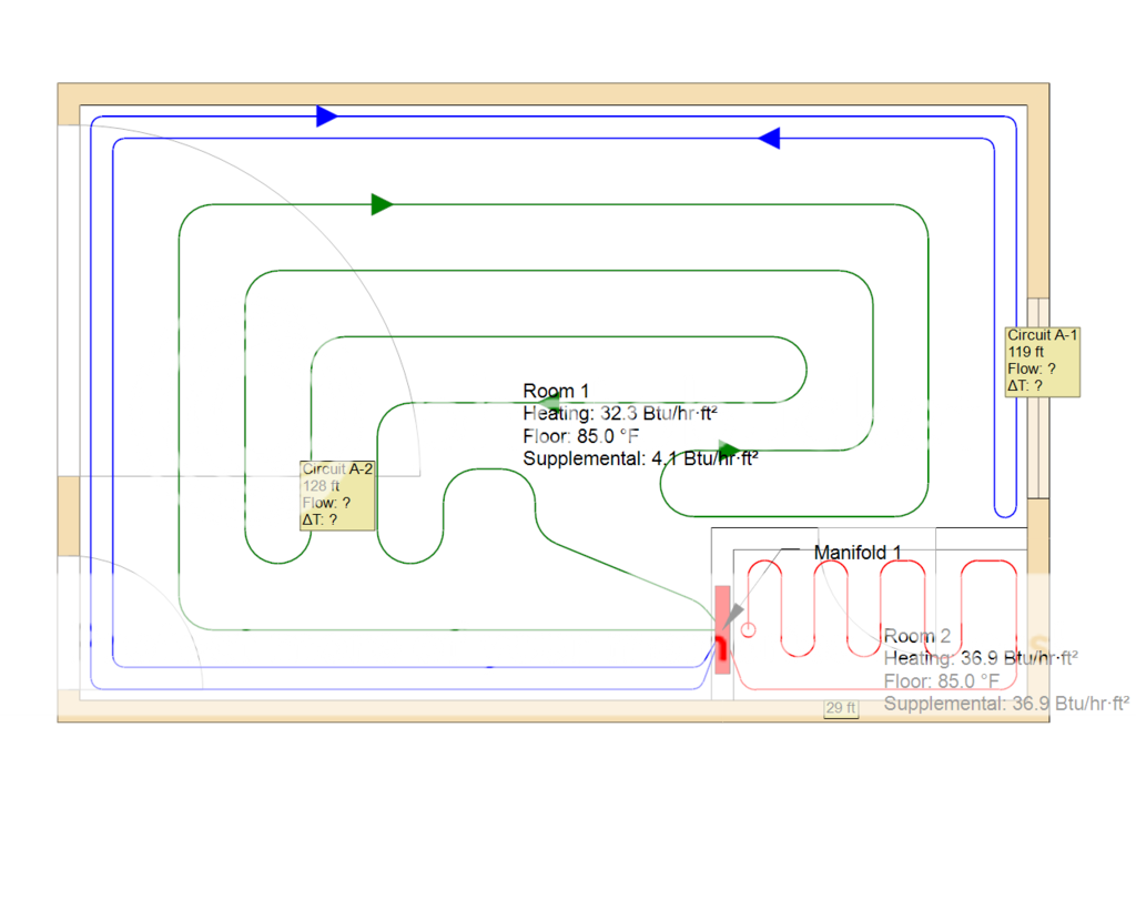 Hydronic floor loop layout | DIY Home Improvement Forum
