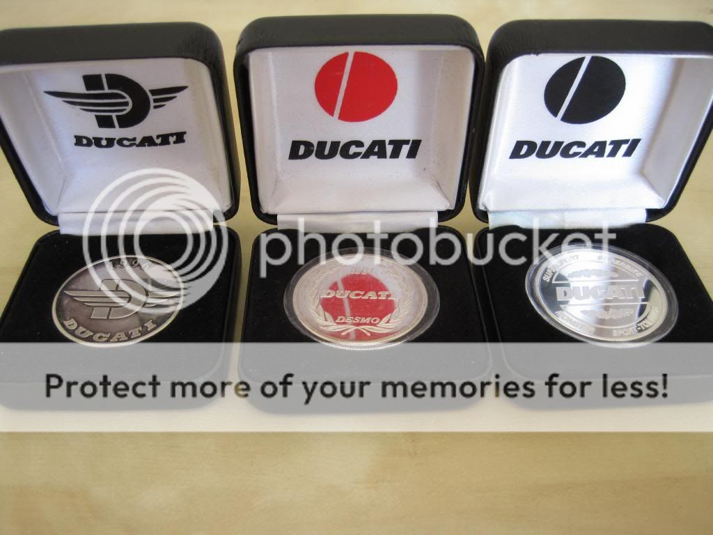 Ducati coins from the '90's | Ducati.ms - The Ultimate Ducati Forum