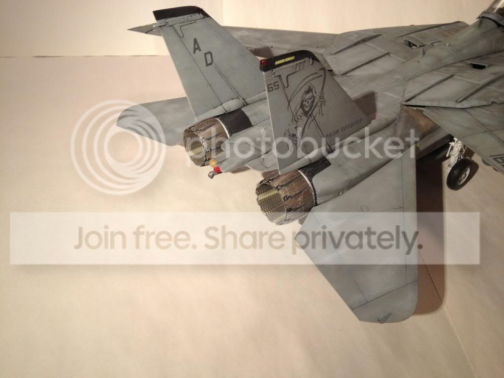 1/32nd F-14D Tomcat "Grim Reapers" Trumpeter, dirty, weathered - Ready ...
